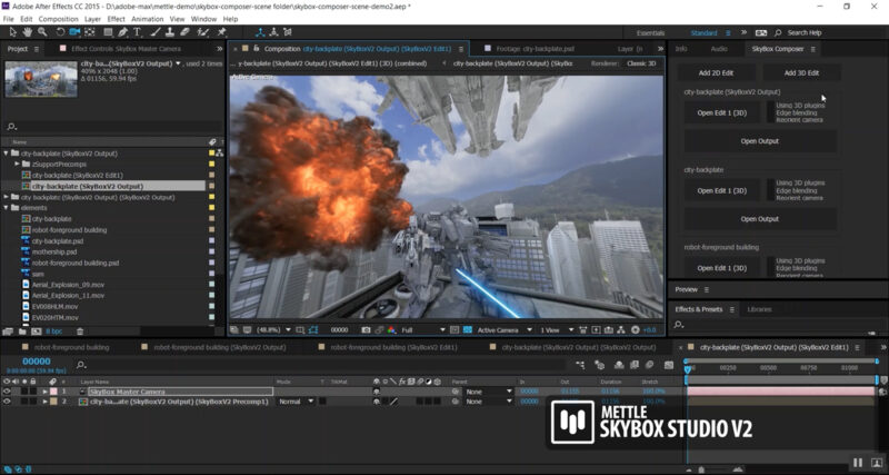 360-VR Room | SkyBox Studio | MEC | Mettle