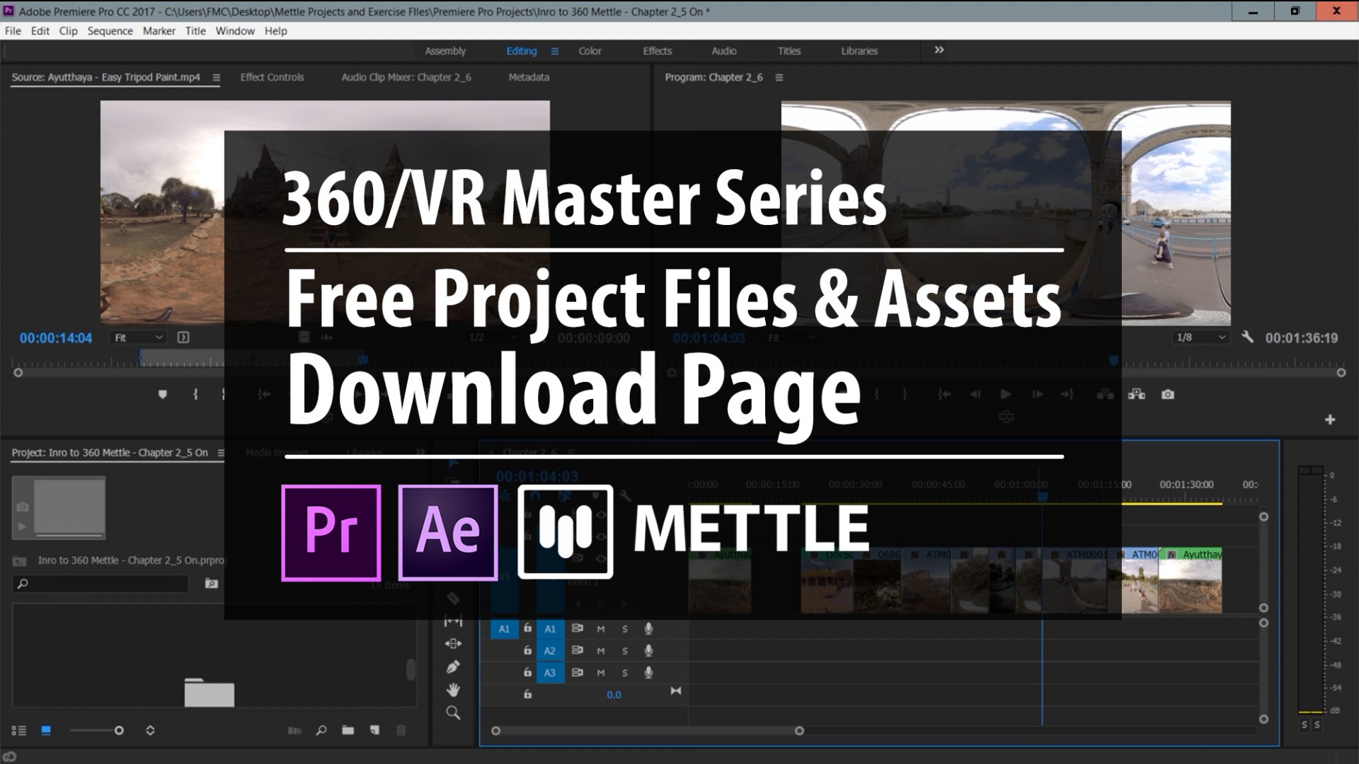 Free 360 Video Downloads Page | 360/VR Master Series | Mettle