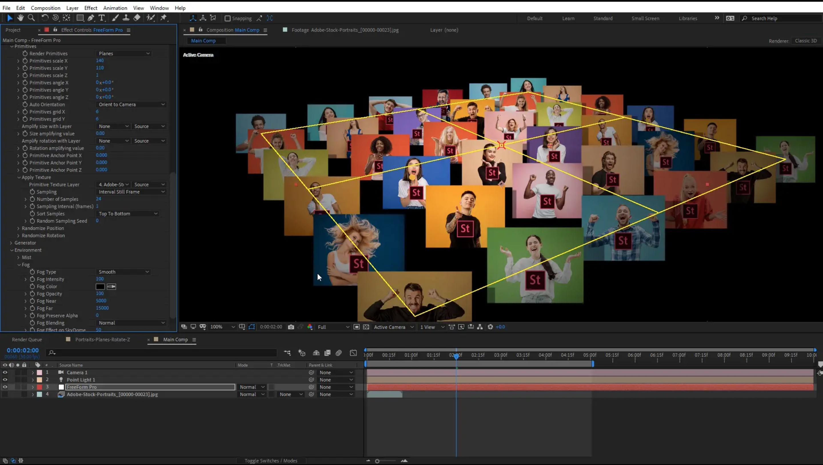 Tutorial: 3D Portrait Animation | After Effects | FreeForm Pro | Mettle