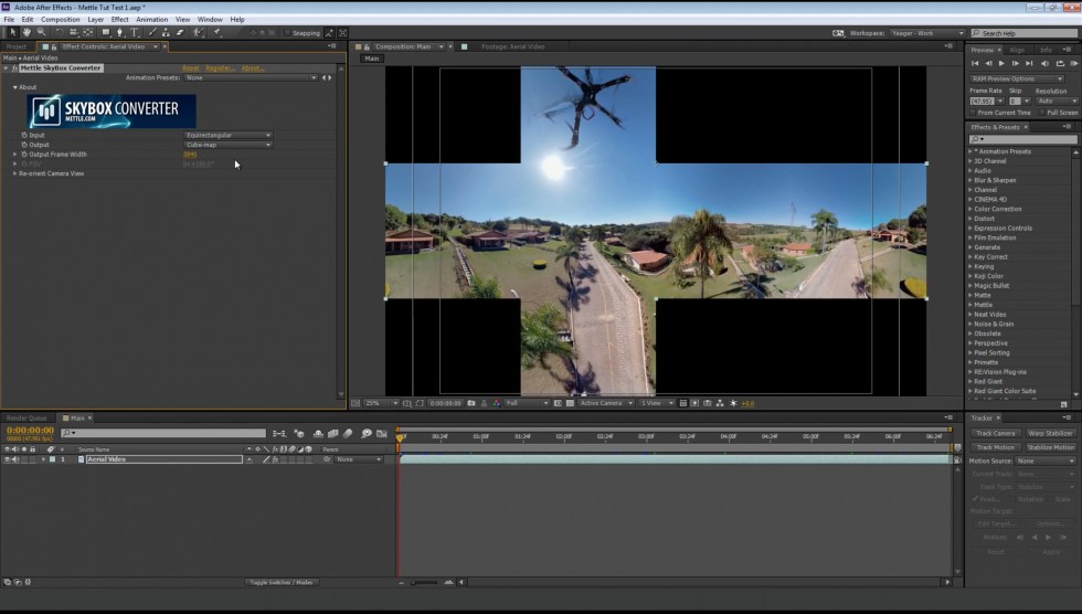 How to Stabilize 360 Drone Footage in After Effects | SkyBox Studio ...